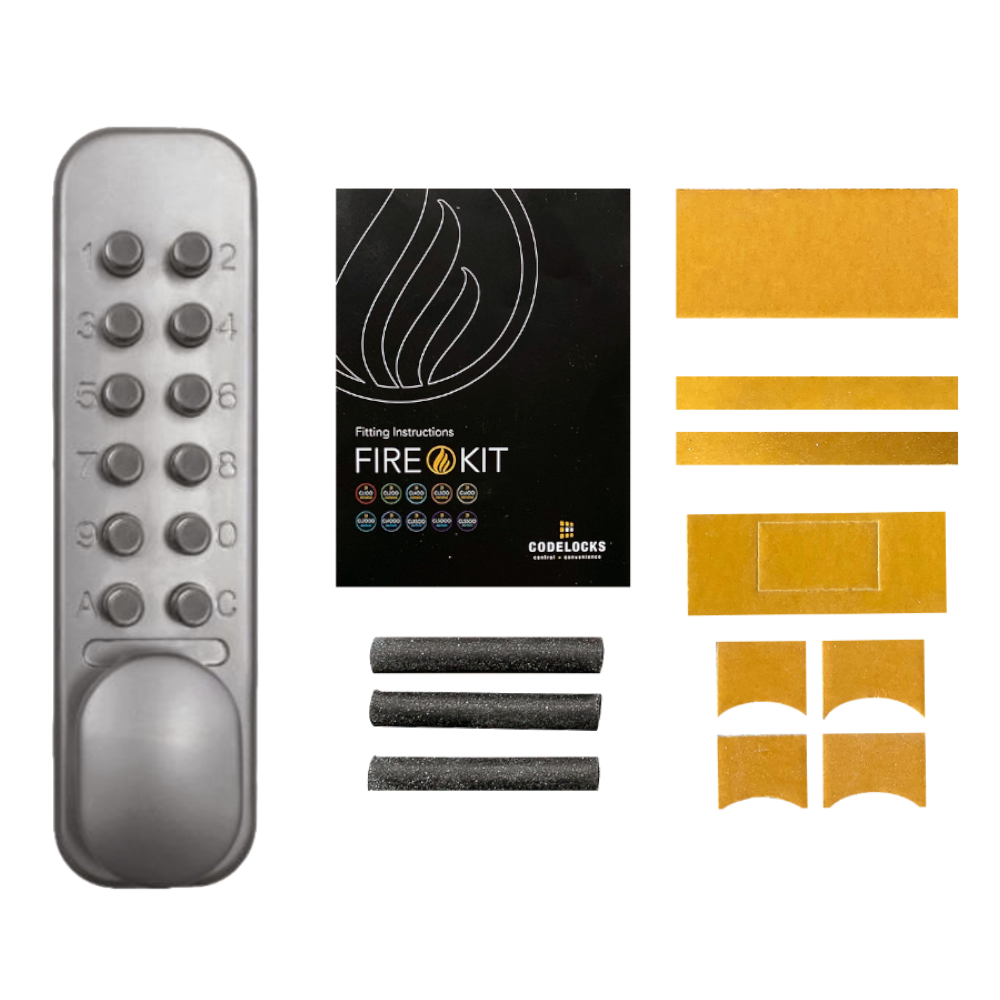 CODELOCKS CL160 Easycode Digital Lock - CL160 SG FKP With Fire Kit