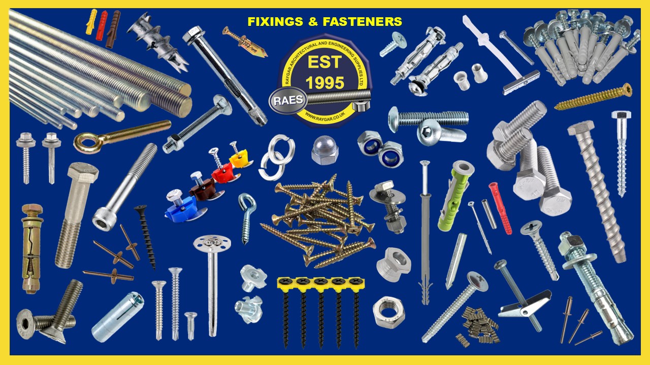 Fasteners-Fixings-Screws-Nuts-Bolts & Washers - All Products